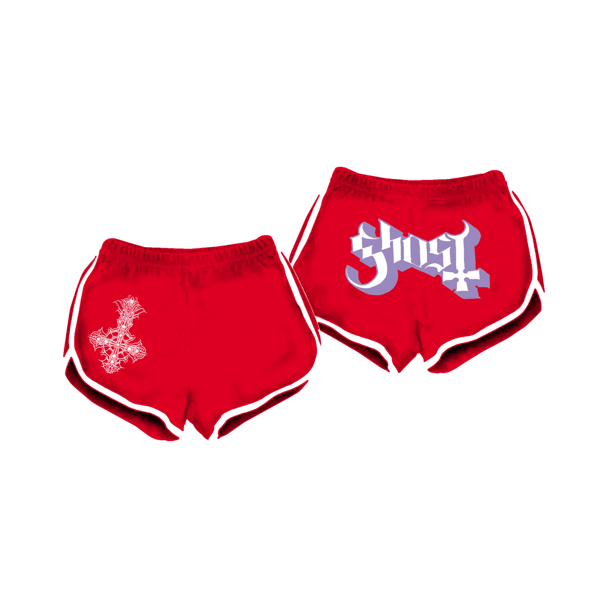 Ghost Red Logo Shorts – Ghost Store
